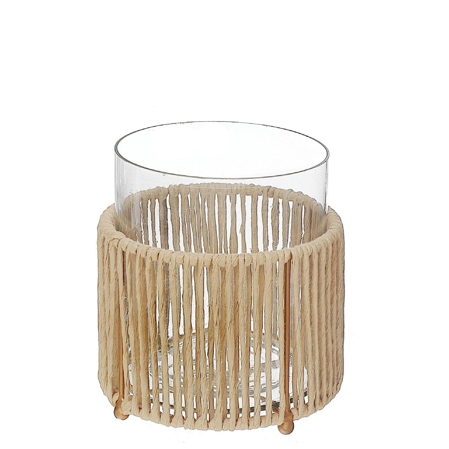 Click here for Ih Casadécor Glass Candle Holder Hurrican With Met... prices