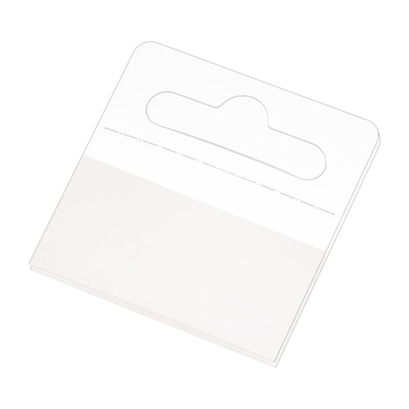Uxcell Clear Self Adhesive Hang Tab Hook, 40x32mm Plastic Display ...