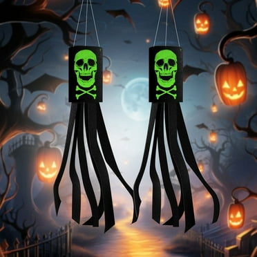 Boovnll Halloween Windsock, 40" Horror & Novelty Hanging Windsocks Flag ...