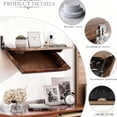 Hidden Floating Shelf with Secret Compartment, Wall Mounted G-un ...