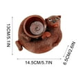 Harlier 5 Inch Animal Planter, Cartoon Otters Shaped Ceramic Pots Small ...