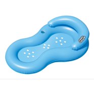 Intex Inflatable Splash Cafe Lounge Chair with Backrest - Aqua Blue ...