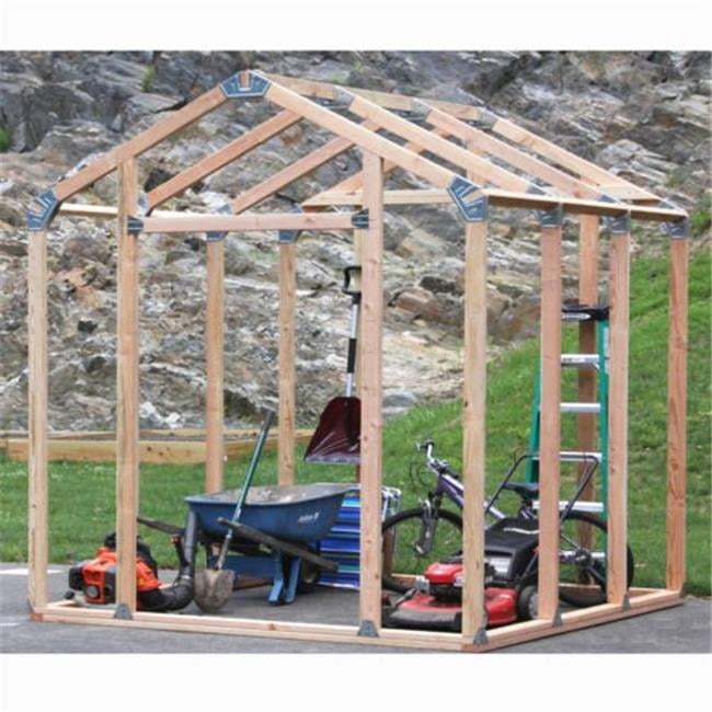 8 x 7 ft. EZ Builder Peak Shed Framing Kit - Walmart.com - Walmart.com 8 x 7 ft. EZ Builder Peak Shed Framing Kit - Walmart.com - Walmart.com