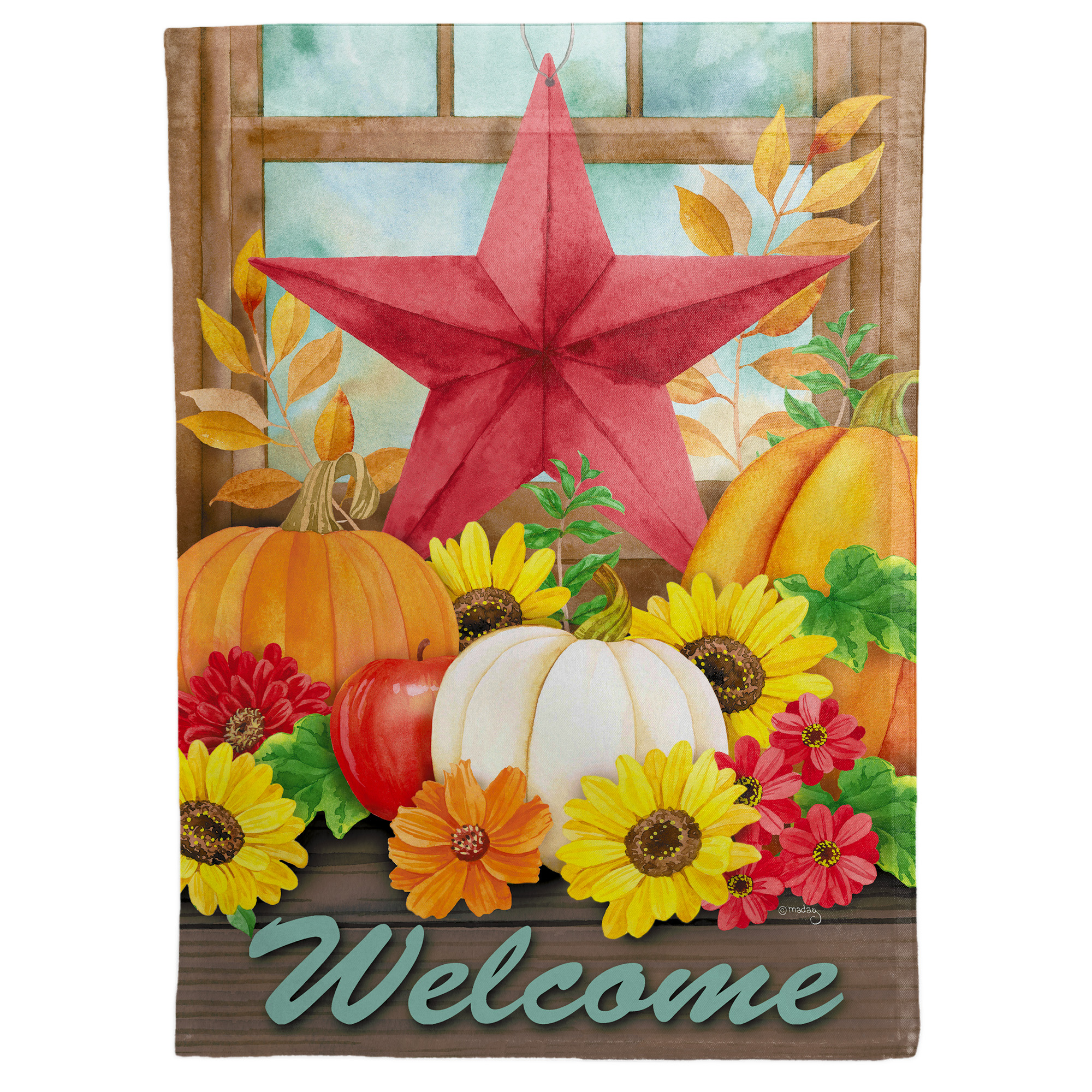 Rustic Star Blocker Garden Flag by Ashton - Walmart.com