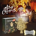 Christmas Tree Topper, 3D Glitter Snowflake Tree Topper with 6 ...