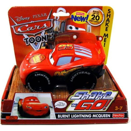 Disney Cars Shake 'N Go Burnt Lightning McQueen Shake 'N Go Car ...