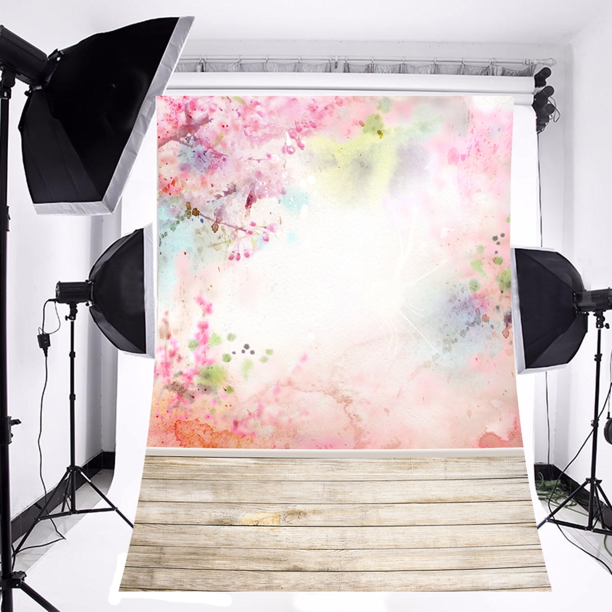 LELINTA Studio Photo Video Photography Backdrop 3x5ft Flower Printer ...