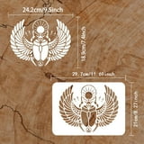 1Pc Scarab Egypt Painting Stencil Drawing Template for Wood Signs Paper ...