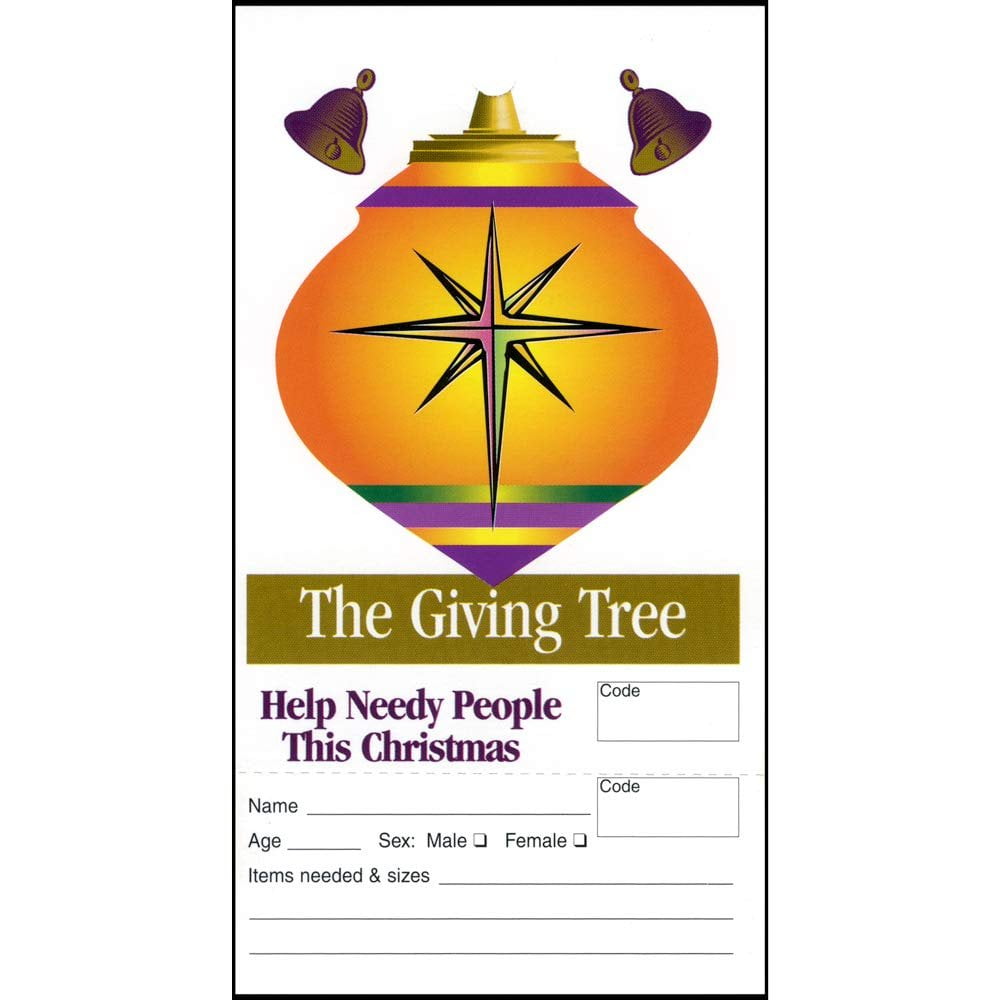 Neibauer Press Giving Tree Christmas Tags Pkg of 100 - Walmart.com
