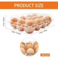 100 Pack 3x4 Plastic Egg Cartons Bulk 12 Count Clear, Reusable ...