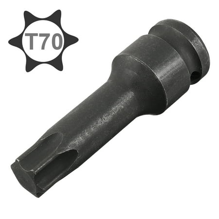 1/2-Inch Drive T70 Torx Bit Impact Socket, Cr-Mo Steel | Walmart Canada