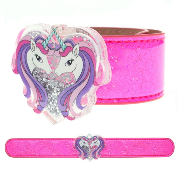 FROG SAC Unicorn Slap Bracelet for Kids - Cute Party Favors for Little Girls - Walmart.com