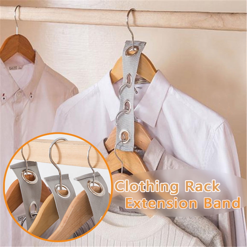 Space-Saving Hanger Extension, Multi-Use Clothing Rack, Expandable ...