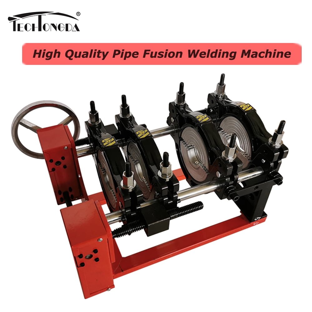 TECHTONGDA Screw Type Pipe Fusion Welder 4 Clamps Butt Fusion Welding ...