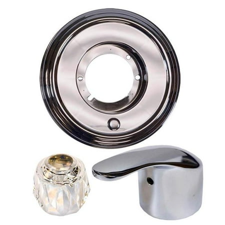 Chrome Universal Trim Kit for Delta Single Lever Tub & Shower Faucet ...
