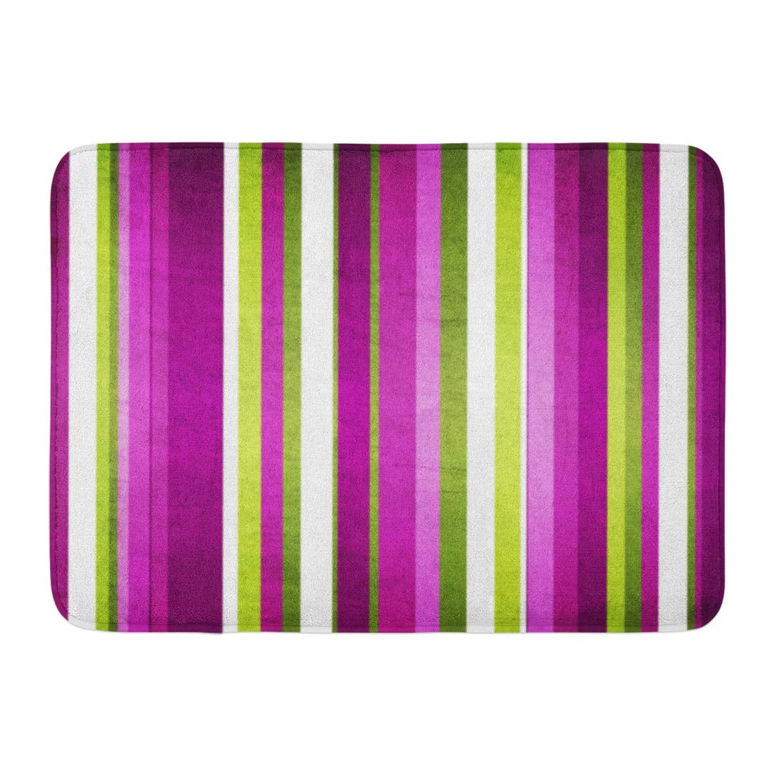 GODPOK Lilac Pink Funky Retro Stripe Pattern in Green Purple White and ...