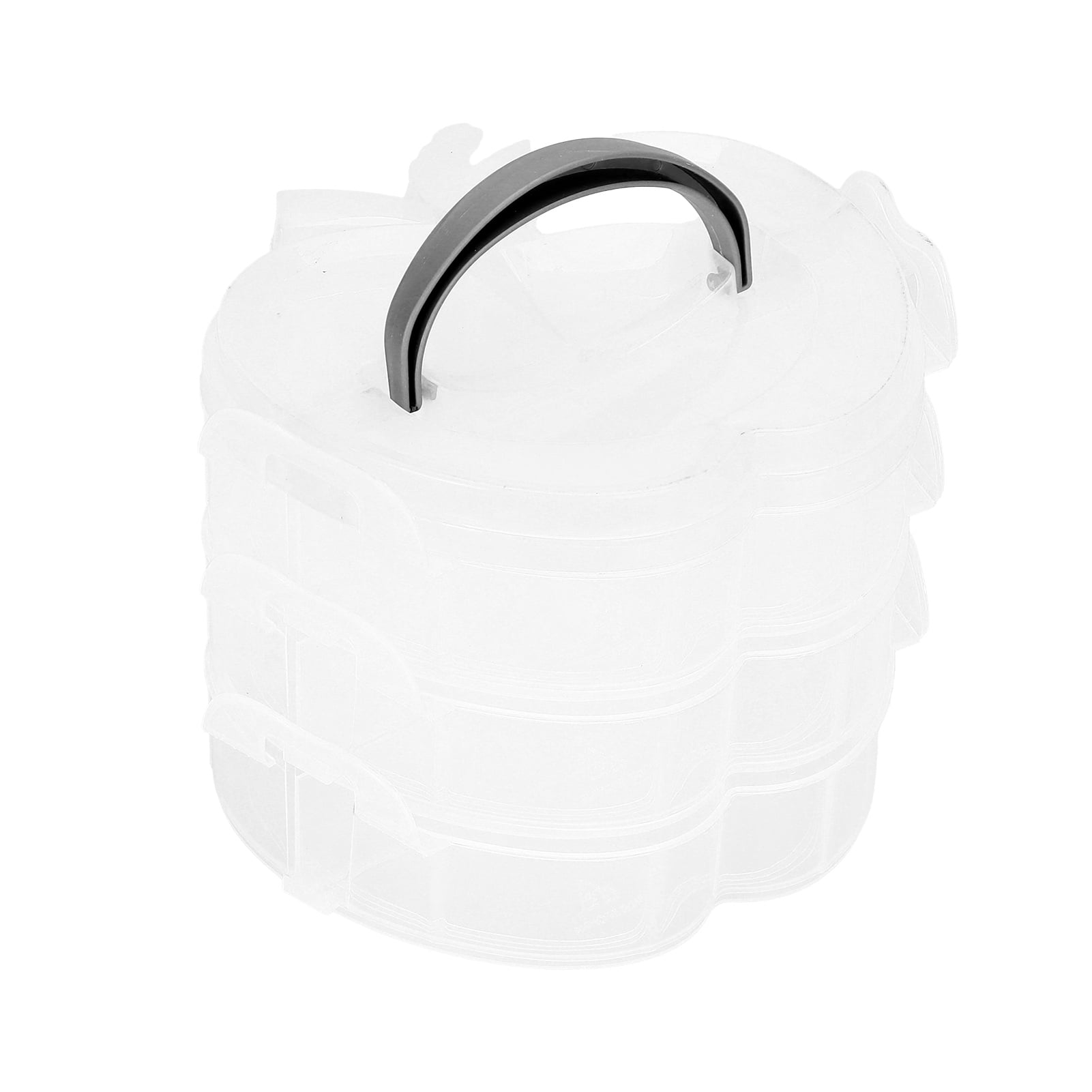 Caja de almacenamiento desmontable de plástico Jadeshay 3 niveles ...
