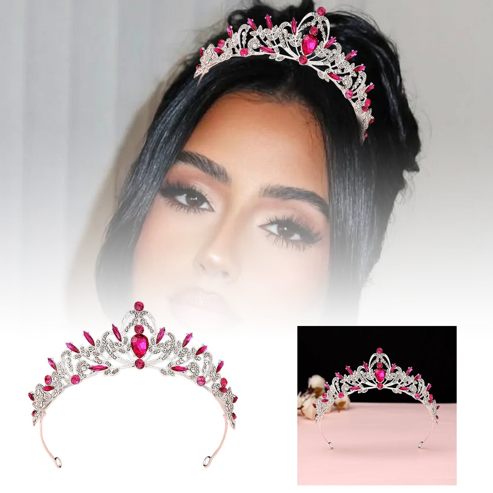 Stunning Gold Silver Finish Headpiece Chain for Pageants Celebrations ...