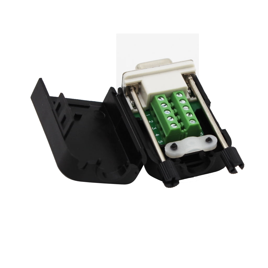 DB9 Type Connector Female 9 Pin Socket Adapter RS232 Terminal Module ...