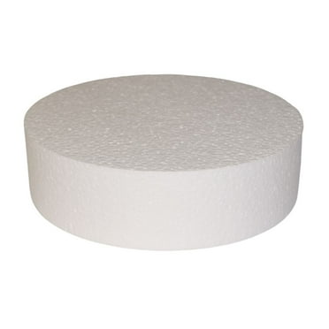 Oasis Supply 5 Piece Round EPS Foam Fake Cake Set / Dummy Cake Set - 5 ...