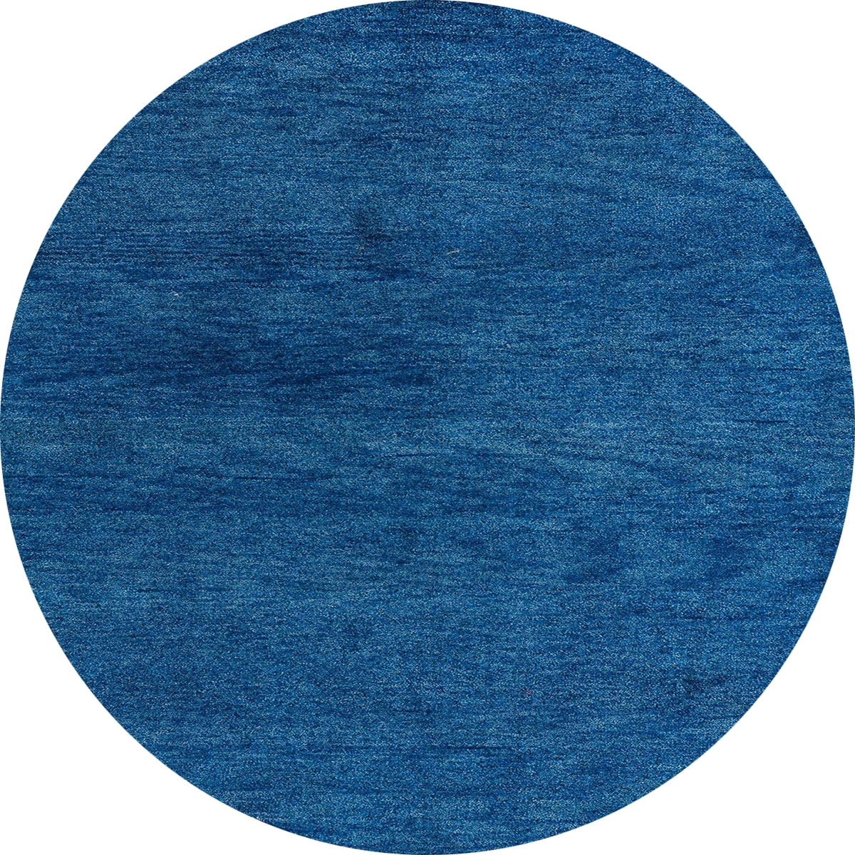 Ahgly Company Indoor Round Abstract Blue Abstract Area Rugs, 8' Round ...