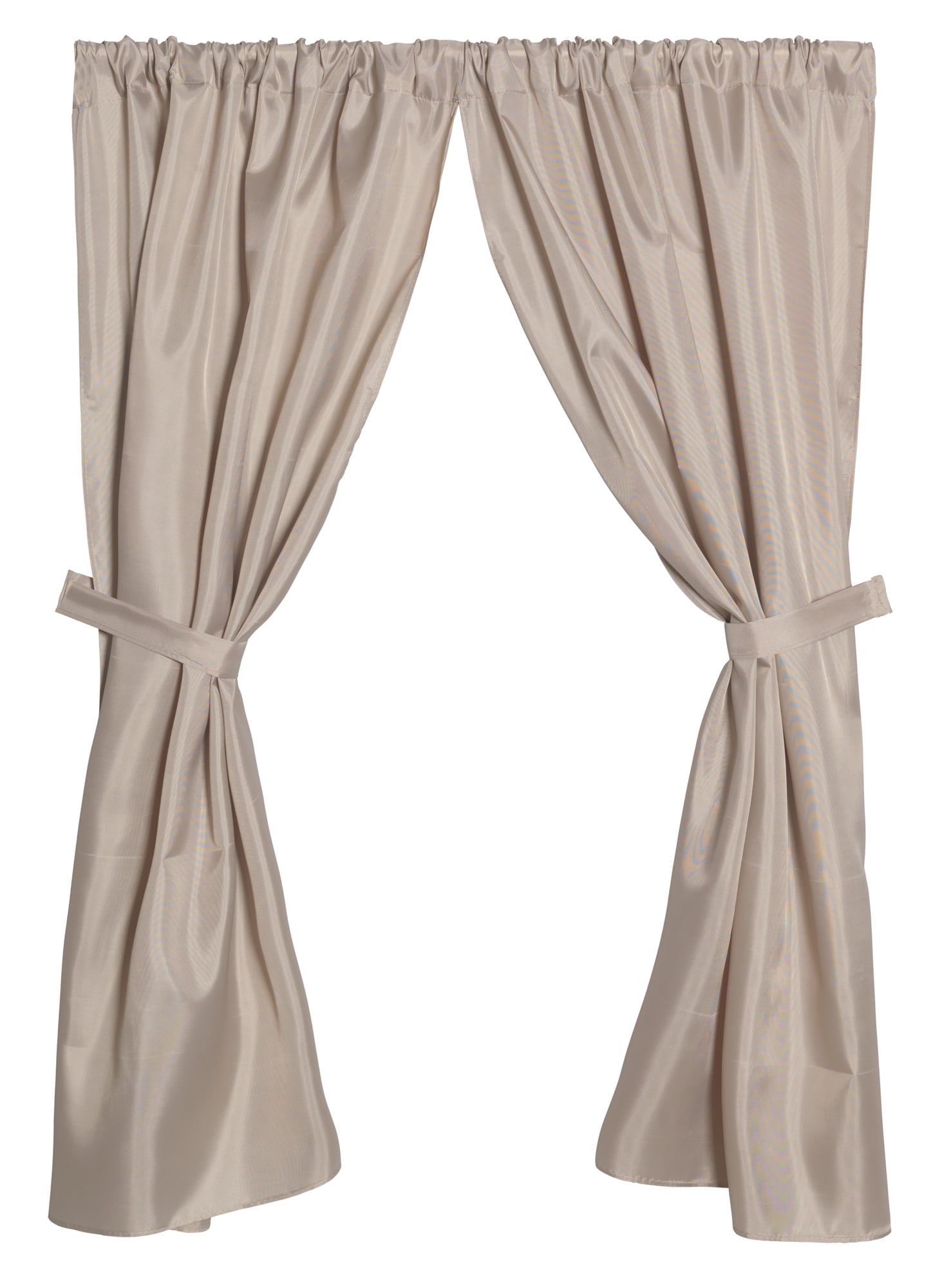 Polyester Fabric Window Curtain in Linen - Walmart.com