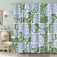 Boho Abstract Colorful Floral Shower Curtain, Vintage Retro Patchwork ...