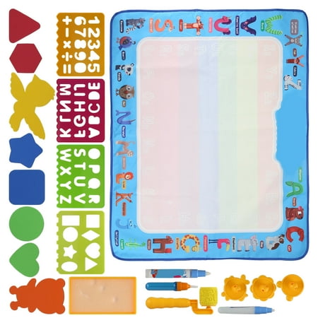 Water Drawing Mat, Letter Number Kid Coloring Mat Cute Beautiful For ...