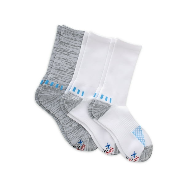 Hanes White Crew Socks
