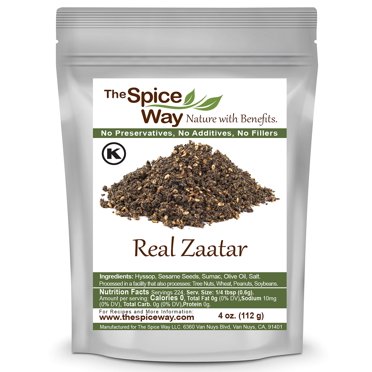 The Spice Way Real Zaatar - Middle Eastern Spice Blend – All Natural ...