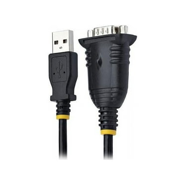 StarTech.com ICUSB232SM3 USB to Serial Adapter - Prolific PL-2303 - 3 ft / 1m - DB9 (9-pin ...