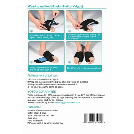 Hallux Valgus Splints, 1 Pair Hallux Valgus Corrector Bunion Correctors ...