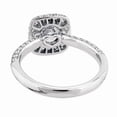 Partywear Diamond Ring, Square Halo Diamond Engagement Ring,Solitaire ...
