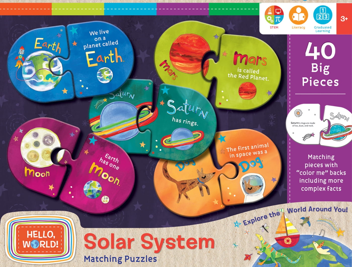 MasterPieces Kids Games - Hello, World! - Solar System Matching Game ...