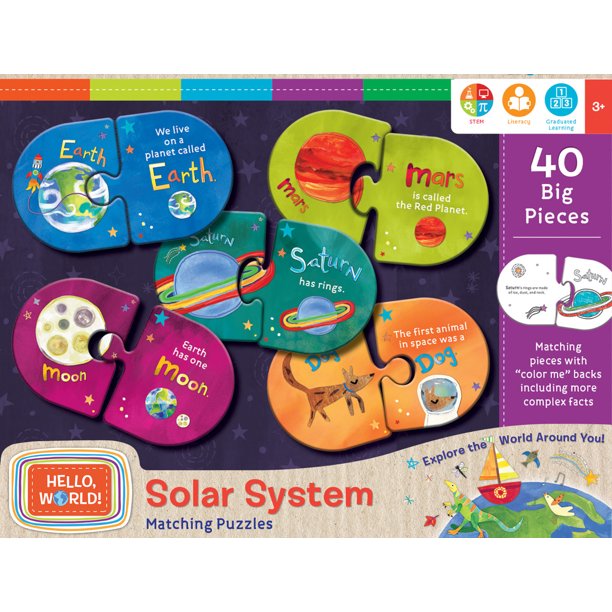 MasterPieces Kids Games - Hello, World! - Solar System Matching Game ...