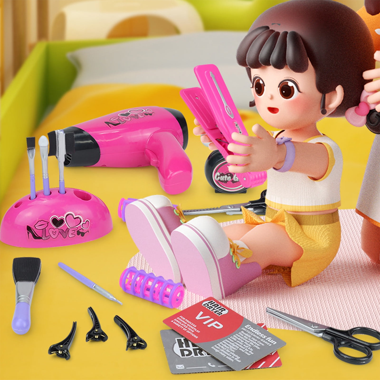 Click here for Aqestyerly Play House Hairdressing Toys Set For Gi... prices