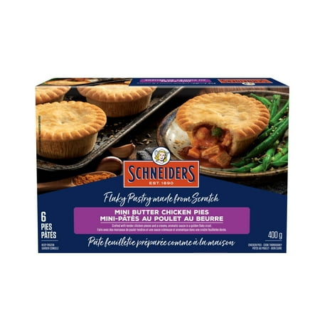 Schneiders Mini Butter Chicken Pies | Walmart Canada