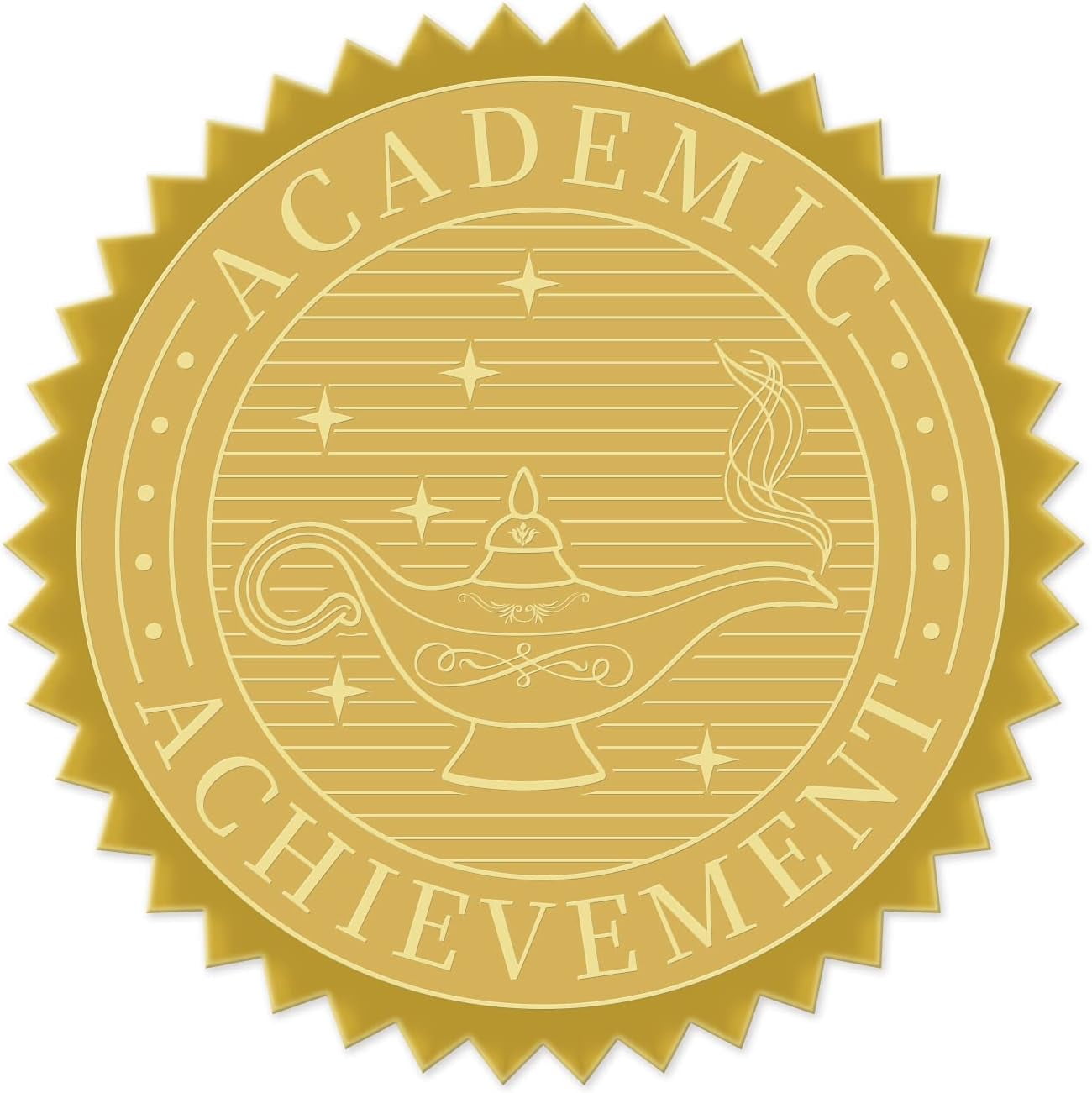 25 SHEET Seals Magic Lamp Self Adhesive Embossed Stickers 100pcs ...