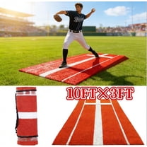 VEVOR Pitching Mound, Portable Baseball Game Mound, 42 in Indoor ...