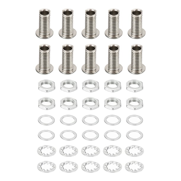 Uxcell M8x15mm Round Head Hollow Screw Bolts Through Hole Bolt ...