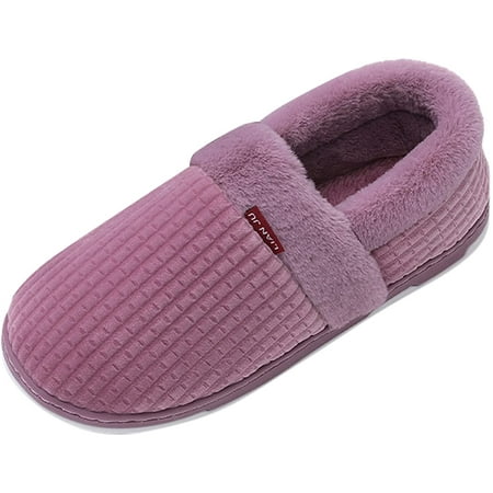 Women's Slippers Size 10 House Men Plush Warm Soft Womens For Womens ...
