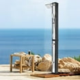 UBesGoo 10.6 Gallon Solar Heated Shower, with Shower Head/Handhold/Foot ...
