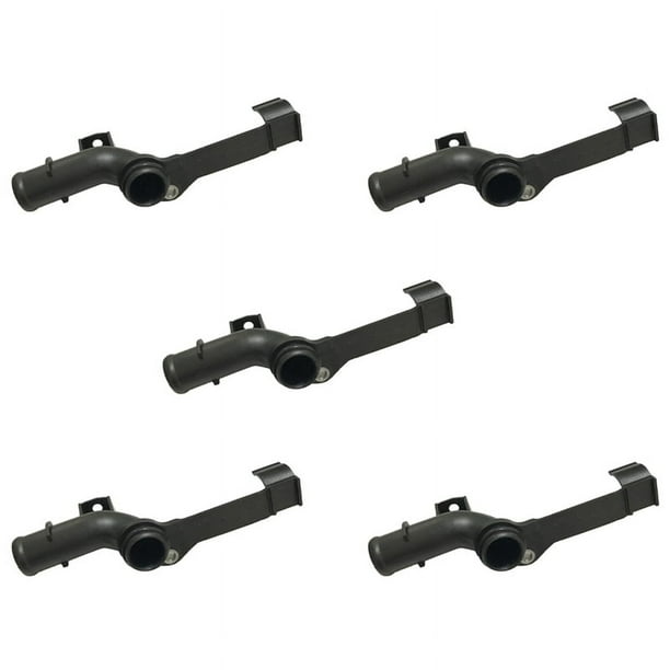 5X Black Plastic Engine Water Pipe to Cylinder Head Fit for C230 W203 ...