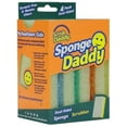 Scrub Daddy Sponge Daddy 4PK, Scratch-Free Dual-Sided Sponges ...