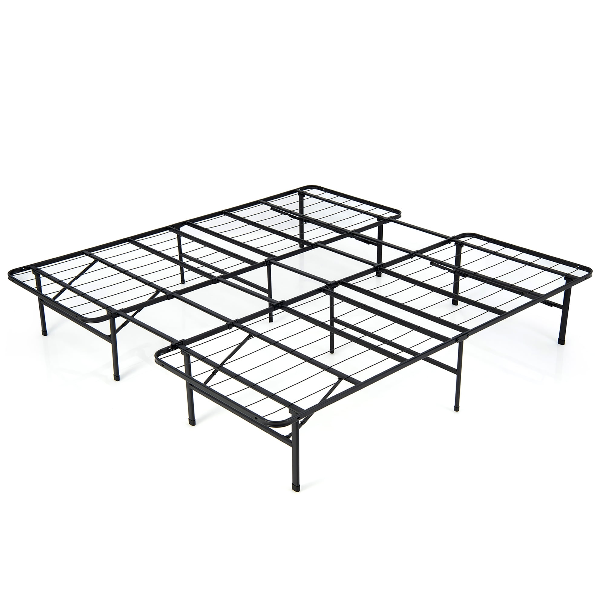 Click here for Costway Queen/ King Folding Metal Platform Bed Fra... prices