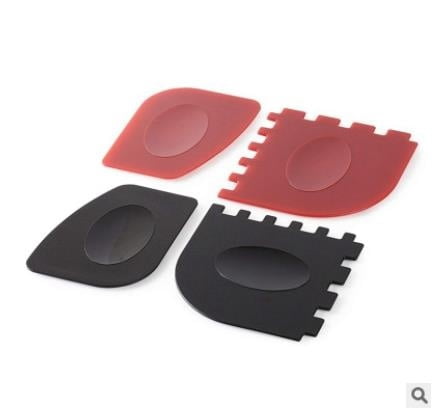 2 Pcs Pan Scraper, Food-Grade Plastic Kitchenware Cleaning Tool Set ...