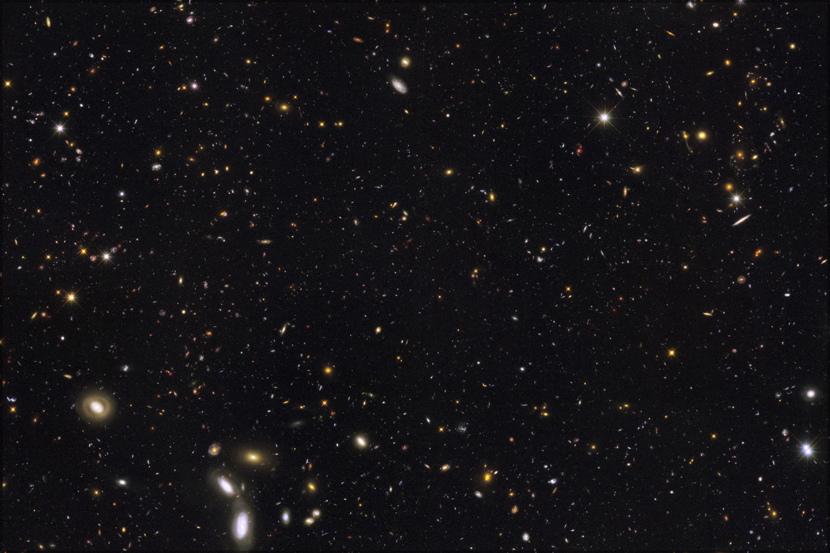 24"x36" Gallery Poster, Galaxy history revealed by the Hubble Space ...