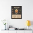 Affixzi Mai Tai Cocktail Art, Vintage Tiki Bar Decor, Classic Recipe ...