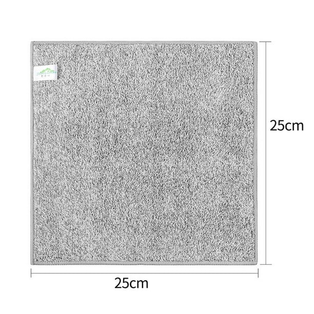 Paño de limpieza de carbón de bambú fuerte, Toalla de microfibra para lavar, Trapos de aceite ...
