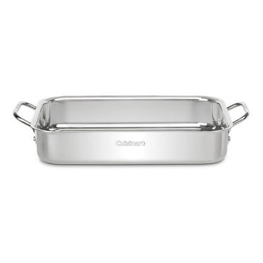 Cuisinart MultiClad Pro Stainless Steel Large Roaster with Handles, 16 ...